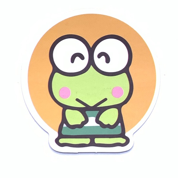 Sanrio | Accessories | Keroppi Vinyl Sticker | Poshmark